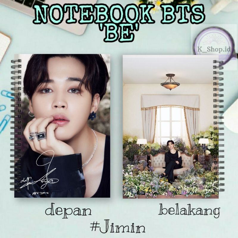 Jual [Unaverse]NOTEBOOK A6 BTS BE (10.5x14.8)cm Buku Taehyung Jungkook ...
