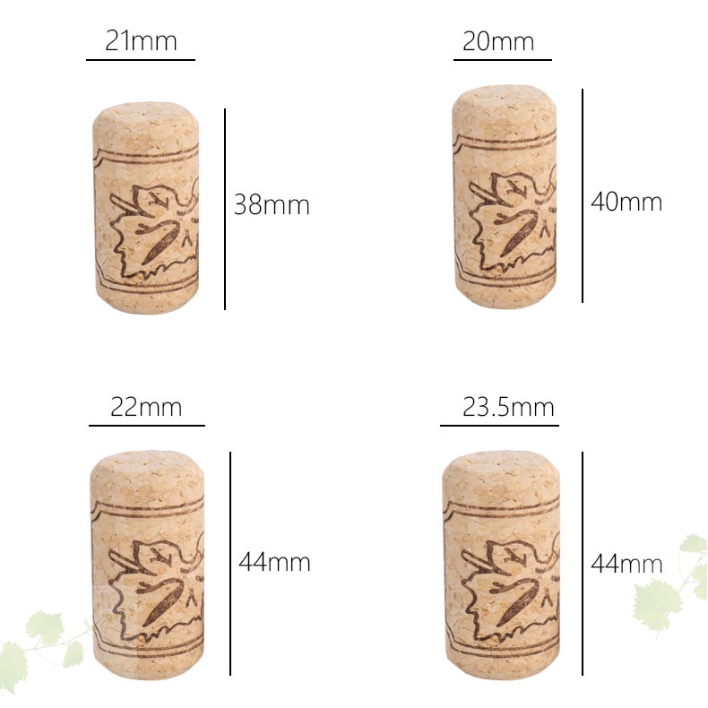 Jual Tutup Botol Kayu Cylinder Wine Bottle Cork Label 21x 38mm | Shopee ...