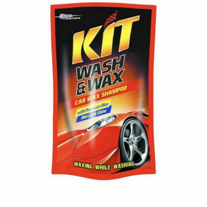 Jual KIT Wash & Wax Car Wax Shampoo / Shampo Mobil Isi Ulang 800ml ...