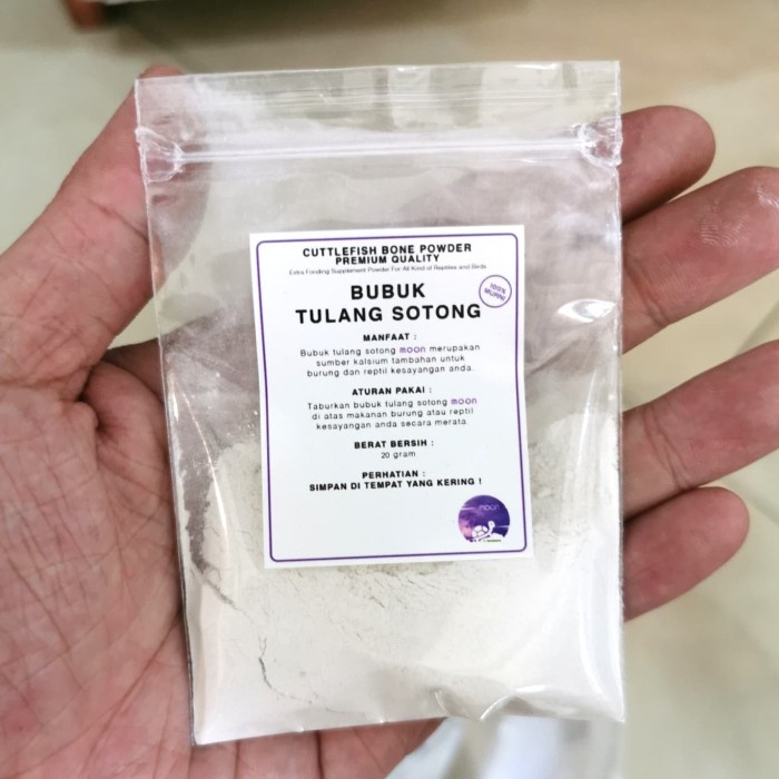 Jual Reptil-Vitamin-Obat- Moon Cuttlebone Fish Powder - Kalsium Kura ...