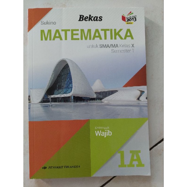 Jual Buku Matematika Wajib 1A Kelas 10 K13N Erlangga | Shopee Indonesia