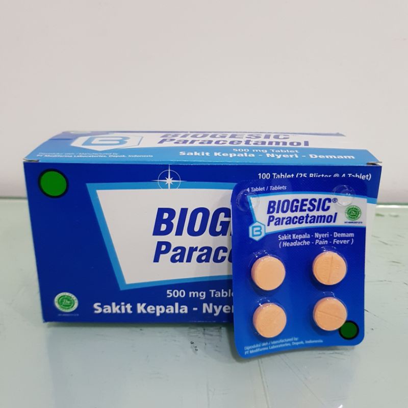 Jual Biogesic Tablet (PER STRIP @ 4 TABLET) | Shopee Indonesia