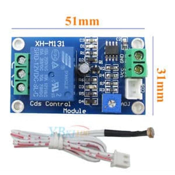 Jual XH-M131 DC 12V 10A LIGHT SWITCH PHOTORESISTOR RELAY SAKLAR OTOMATIS | Shopee Indonesia