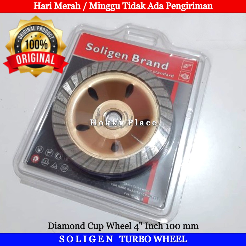 Jual DIAMOND CUP WHEEL 4 INCH SOLIGEN TURBO BATU GERINDA MANGKOK ... Jual DIAMOND CUP WHEEL 4 INCH SOLIGEN TURBO BATU GERINDA MANGKOK ...