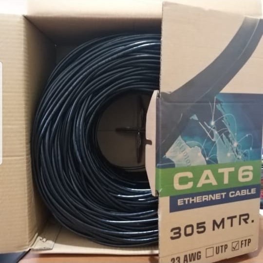 Jual Kabel LAN STP OUTDOOR Cat6 FTP Spectra Meteran | Shopee Indonesia