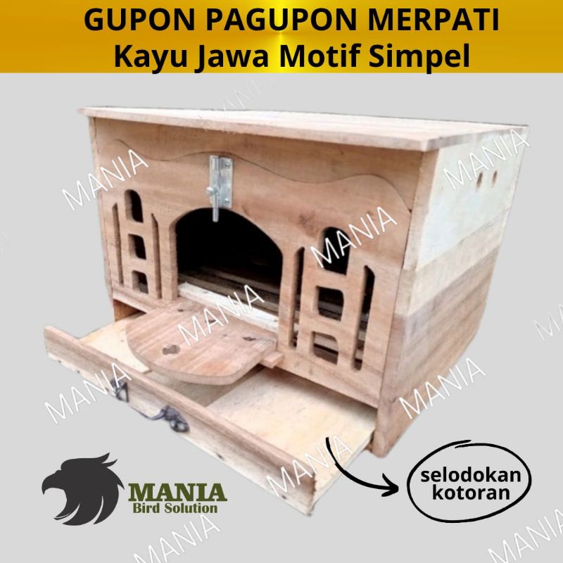 Jual GUPON MERPATI BURUNG DARA KAYU JAWA MOTIF | Shopee Indonesia