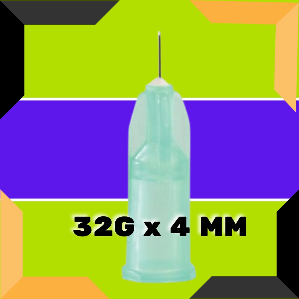 Jual 1 Box NEEDLE MESO 32GB 4MM 1 Box 34G 4MM 30G 4 MM 100 Buah ...