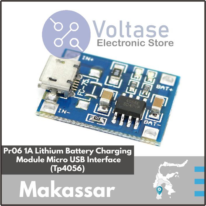Jual PR06 1A Lithium Battery Charging Module Micro USB Interface ...
