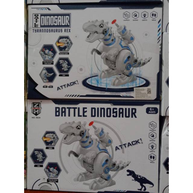 Jual Mainan Anak Robot Battle Dinosaurus Robot Tirex Jalan | Shopee ...
