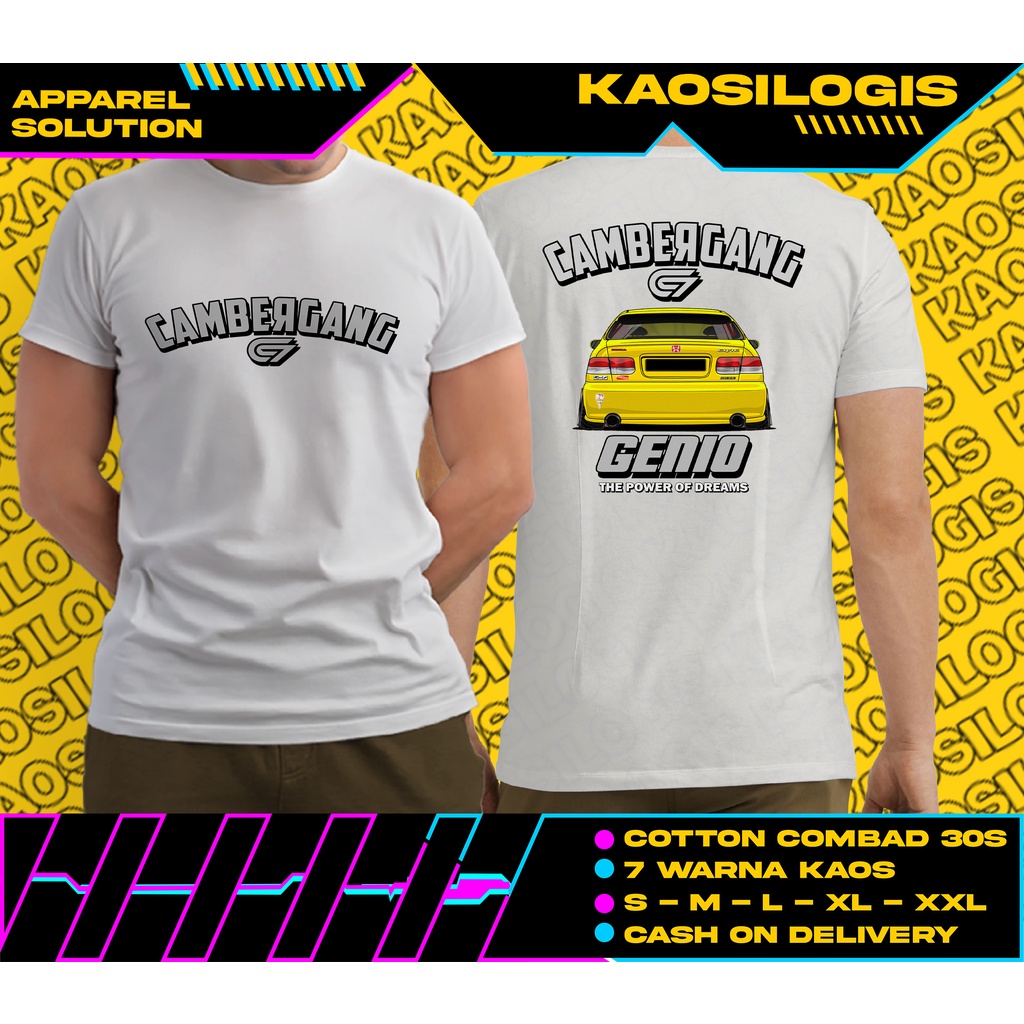Jual Kaos HONDA CIVIC GENIO CAMBERGANG REAR SERIES - Kaosilogis ...