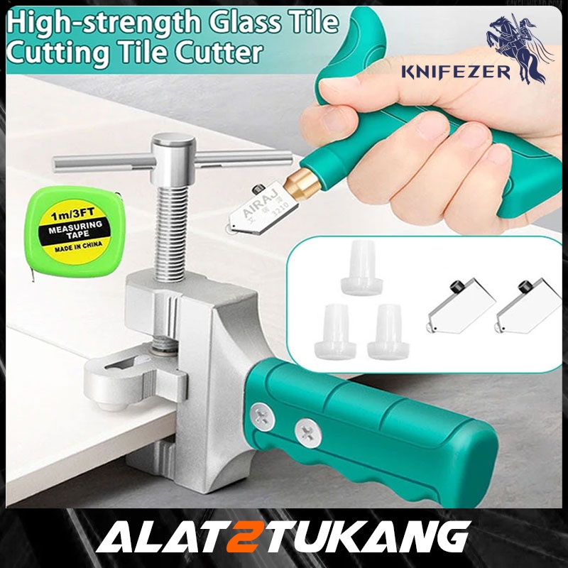 Jual Alat 2 in 1 Potong Kaca Pemotong Keramik Ubin Glass Diamond Cutter ...