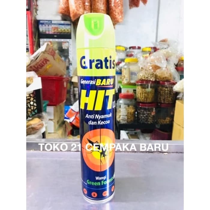 Jual Hit Aerosol Spray Wangi GREEN FOREST Kaleng 600 ml | Hit 600ml ...