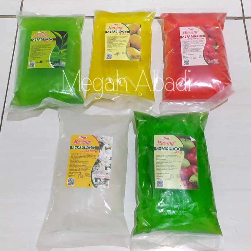 Jual Heviny Shampoo refill 1kg / HEVINY SHAMPOO 1kg | Shopee Indonesia
