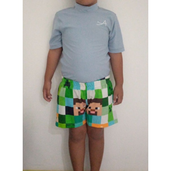 Jual DIAZ boy swimwear set- Minecraft (Ex-Sample) | Shopee Indonesia