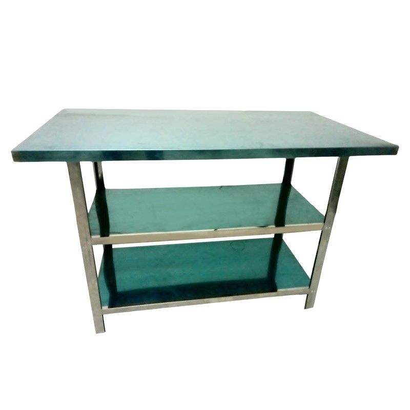 Jual Meja Rak Dapur 2 Tingkat Stainless Steel Anti Karat 1200x600x745mm ...