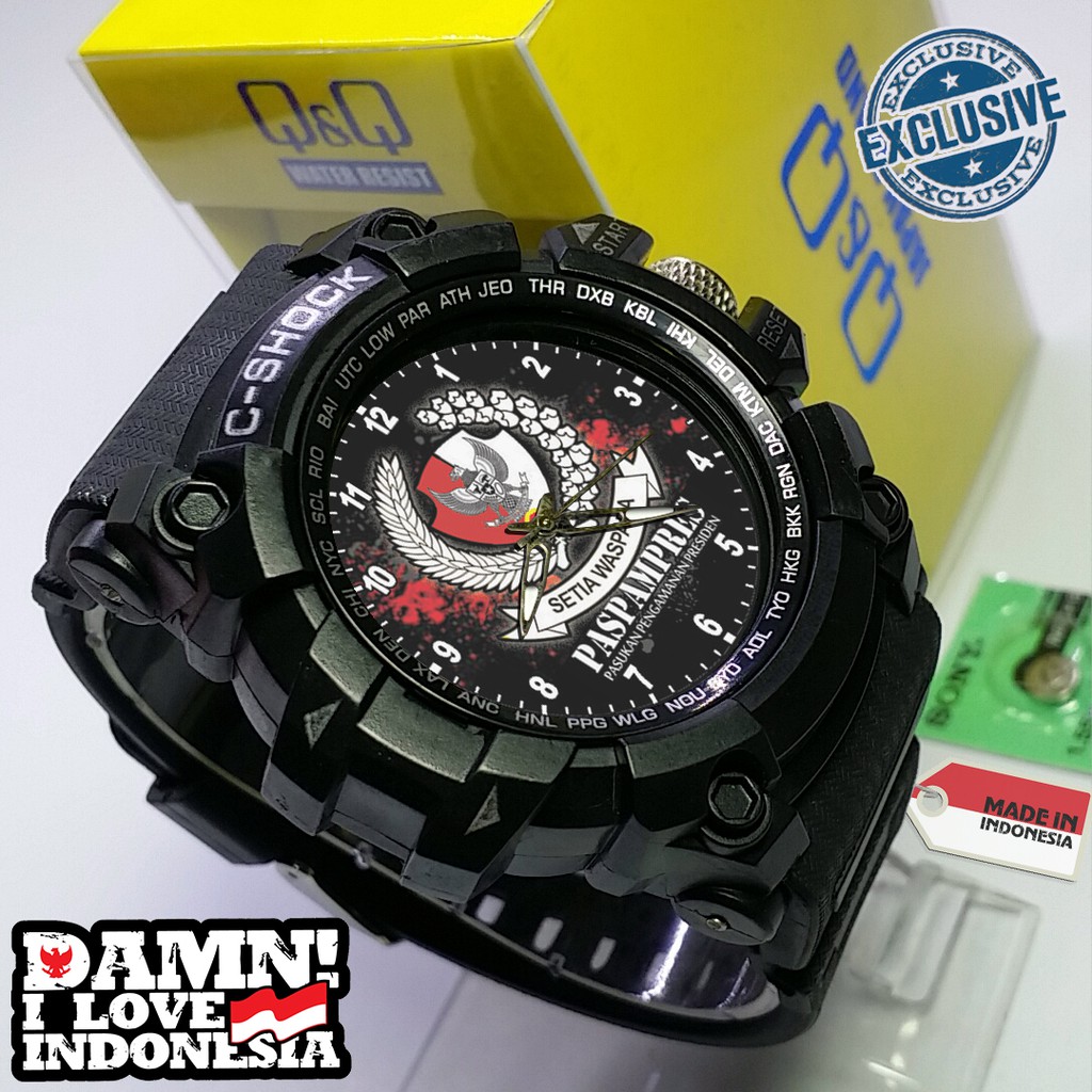 Jual Jam Tangan Custom PASPAMPRES 1 Outdoor | Shopee Indonesia