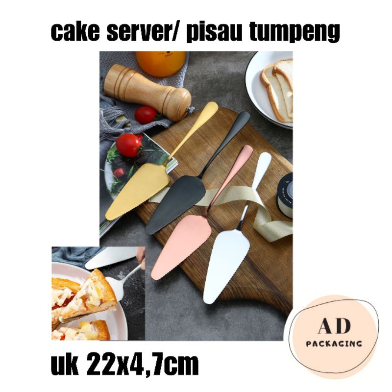 Jual cake server/ sendok kue / pisau kue / pisau tumpeng / pisau pizza ...