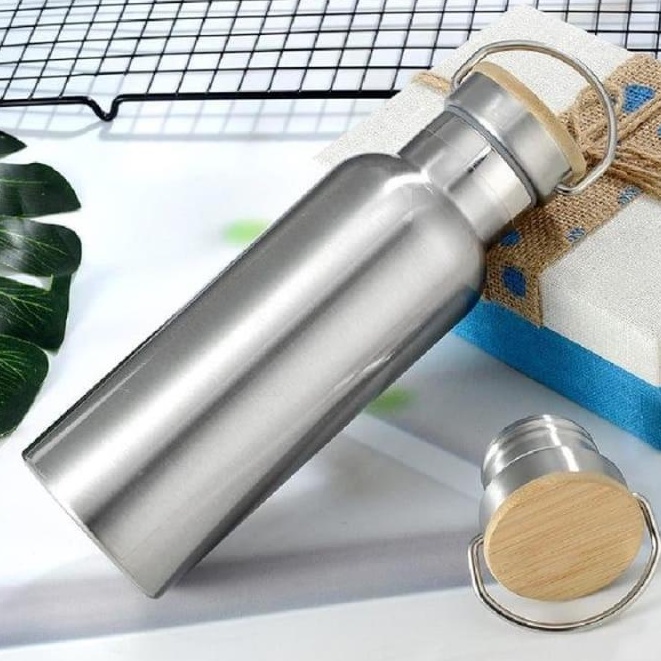 Jual KUIKI Botol Minum Tumbler Termos Tutup Bambu Tumblr Stainless ...