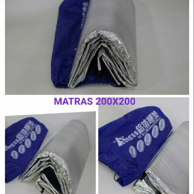 Jual Matras camping aluminium foil 200x200 besar tikar camping gulung ...