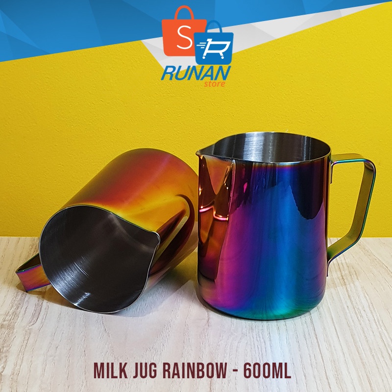 Jual Milk Jug Barista 600ml Rainbow Jug Susu Latte Art Kopi 600 ml ...
