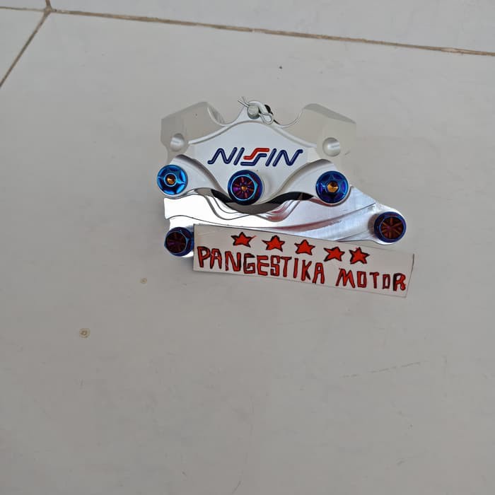 Jual Dijual KALIPER NISSIN 2 PISTON PLUS BREKET NMAX BELAKANG DAN 5 BAUT THAILAND Limited ...