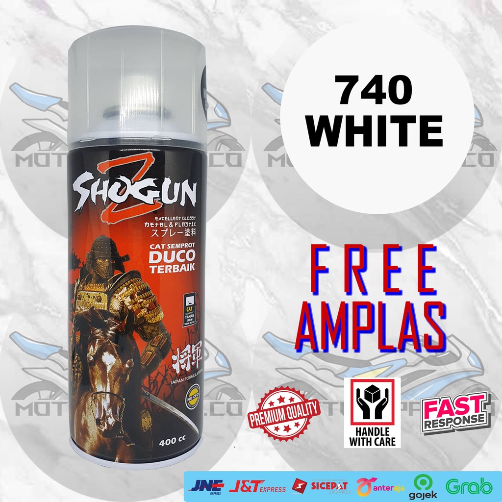 Jual Cat Semprot Shogun Z White 740 - Pilok Pylox | Shopee Indonesia