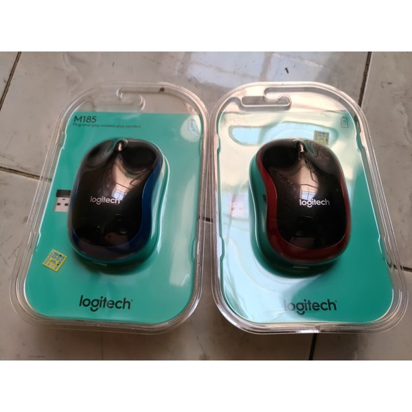 Jual MOUSE LOGITECH WIRELESS MOUSE M185 ORIGINAL GARANSI 1 TAHUN ...