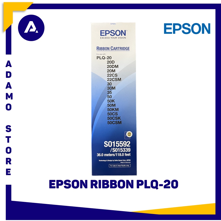 Jual Epson Ribbon Cartridge Pita Tinta PLQ20 PLQ-20 Original | Shopee ...