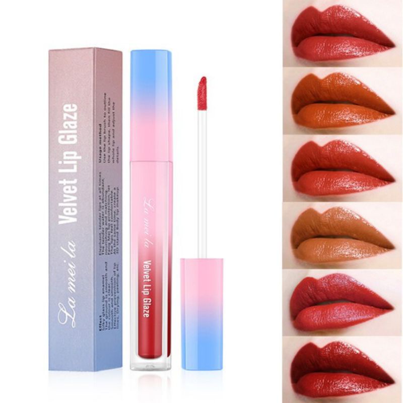 Jual LAMEILA VELVET LIP GLAZE LONG LASTING MOISTURIZING LIQUID LIPSTICK ...