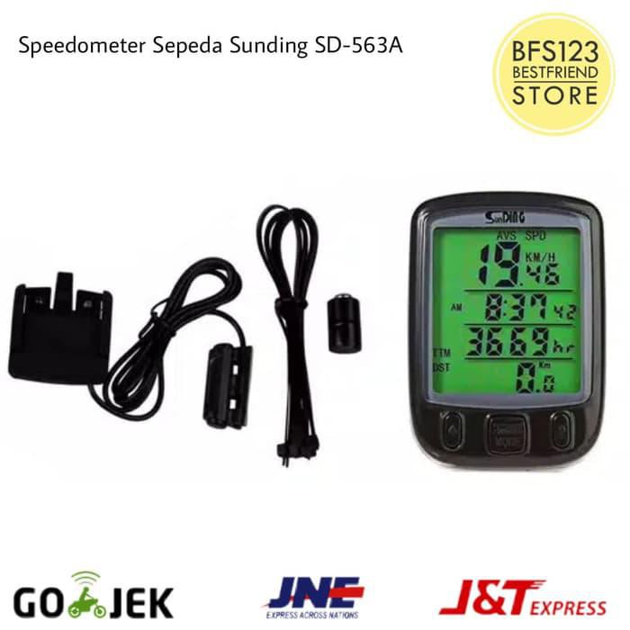 Jual Speedometer Sepeda Sunding Sd-563A Waterproof Led Backlight | Shopee Indonesia