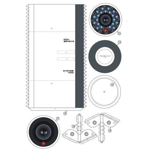 Jual BACA SEBELUM ORDER!!! (Kamera CCTV Palsu) DIY Papercraft diorama ...