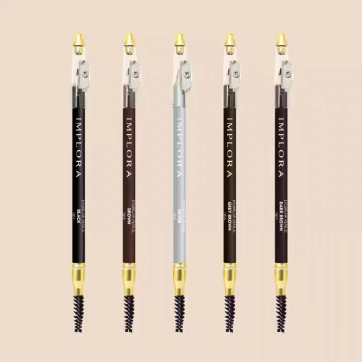 Jual IMPLORA Eyebrow Pencil 2 IN 1 (PENSIL + SERUTAN + SIKAT) ORIGINAL ...