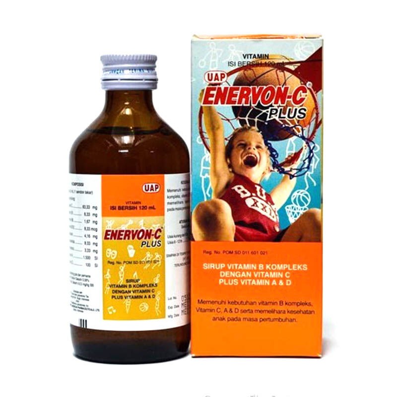 Jual VITAMIN ANAK ENERVON-C PLUS ENERVON C SIRUP | Shopee Indonesia