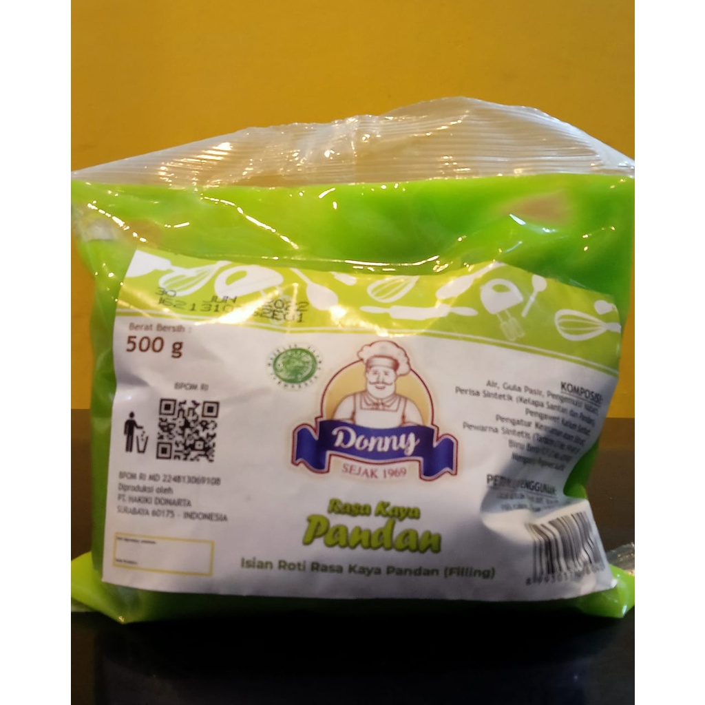 Jual Selai Roti Donny Pandan dan Rasa Kaya - 500g | Shopee Indonesia