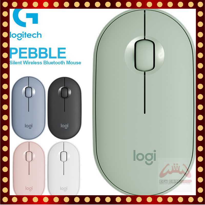Jual Logitech PEBBLE Silent Wireless Thin And Light Portable Mouse- M350 | Shopee Indonesia