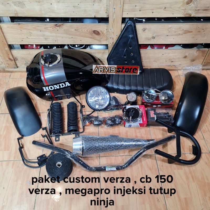 Jual paket custom japstyle verza cb 150 verza new megapro injeksi ...