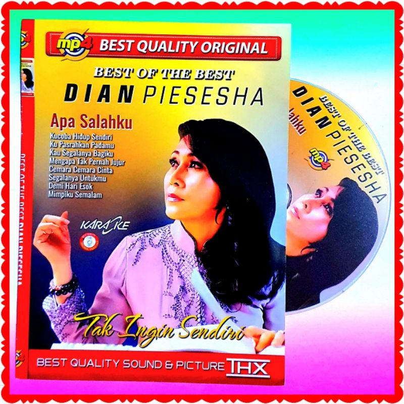 Jual KASET MP5 LAGU KARAOKE ALBUM DIAN PIESESHA-VIDEO LAGU DIAN PIESESHA dan LAGU MERIAM BELLINA ...