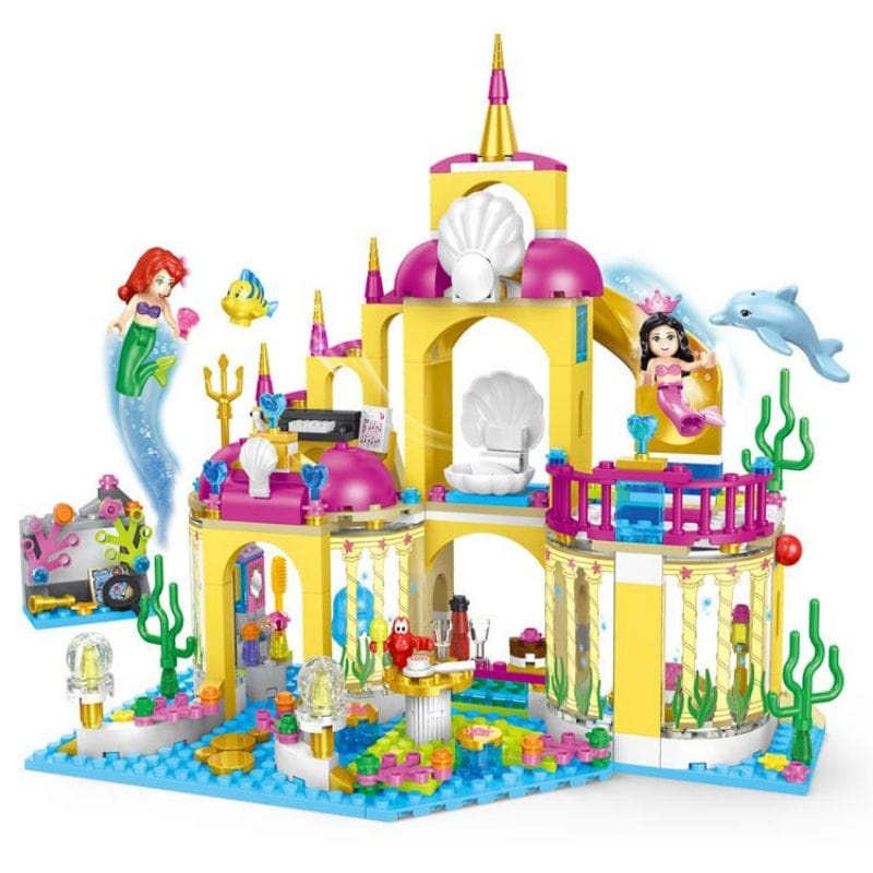 Jual Lego mermaid princess lego brick mermaid lego anak impor brick 208 ...