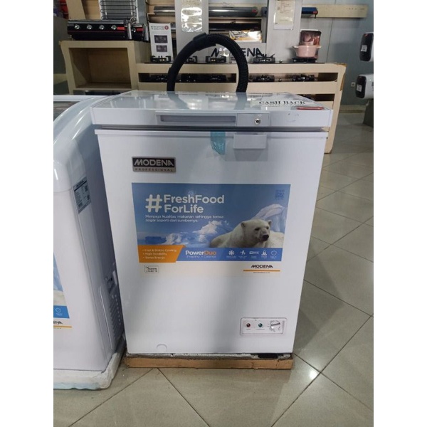 Jual Modena Chest Freezer Box 100 Liter MD 0106 / CHEST FREEZER MODENA ...