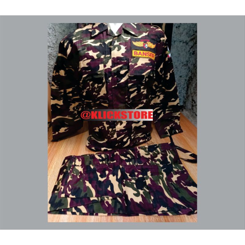 Jual SERAGAM BANSER PREMIUM/BANSER NU/PCNU/ANSOR/BANSER sudah dengan ...