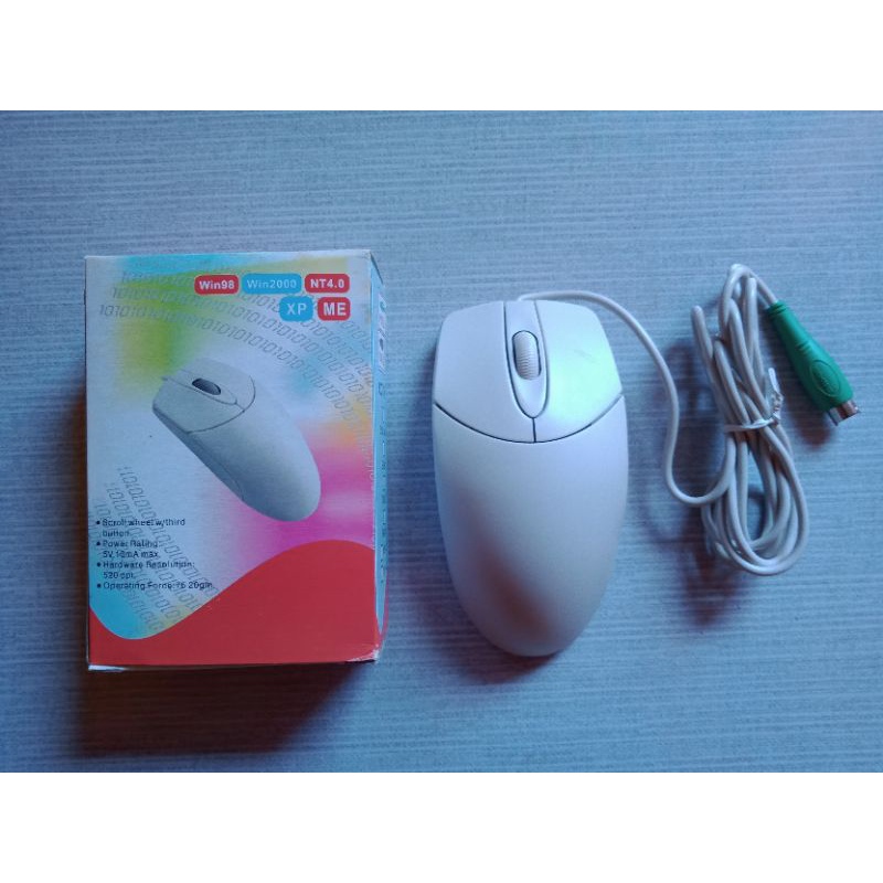 Jual mouse jadul menggunakan ball konektor ps2 (bukan optic) | Shopee ...