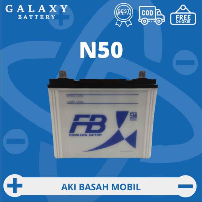 Jual Aki Mitsubishi Galant (Old/II) + Etema + SOHC + DOHC N50 Furukawa ...