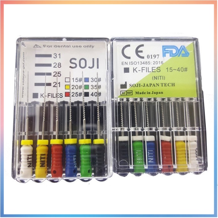 Jual Dental Jarum Endo KFILE K FILE K-Files NITI UKURAN #15-40 - 25 mm ...