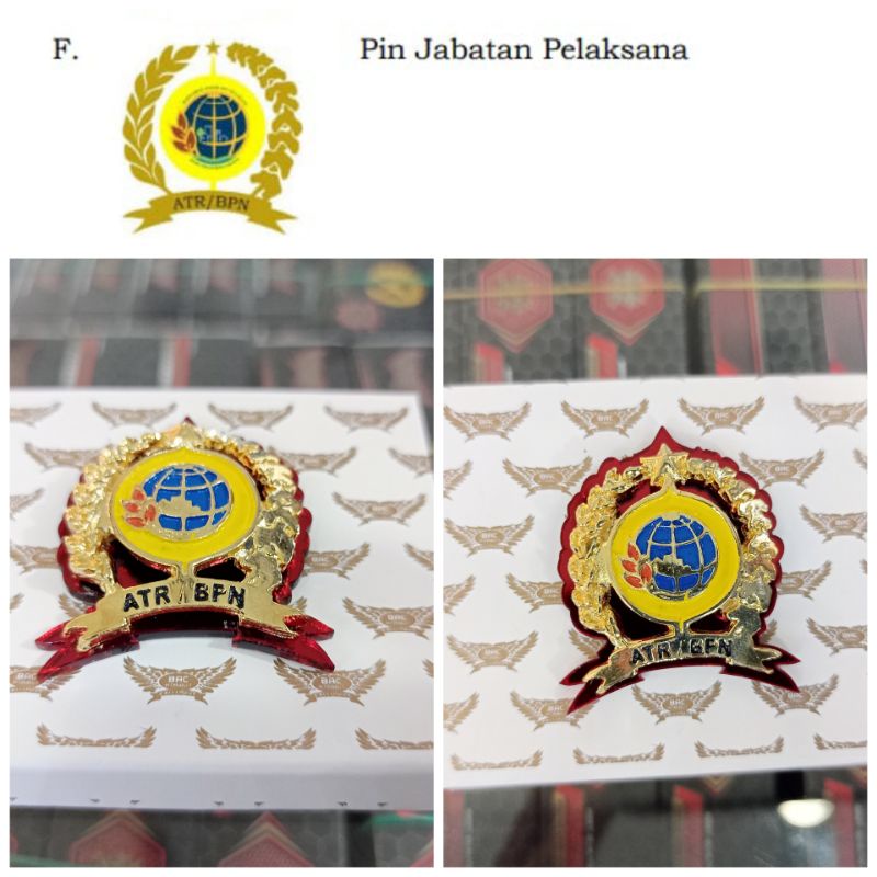 Jual pin jabatan pelaksana ATR BPN | Shopee Indonesia Jual pin jabatan pelaksana ATR BPN | Shopee Indonesia