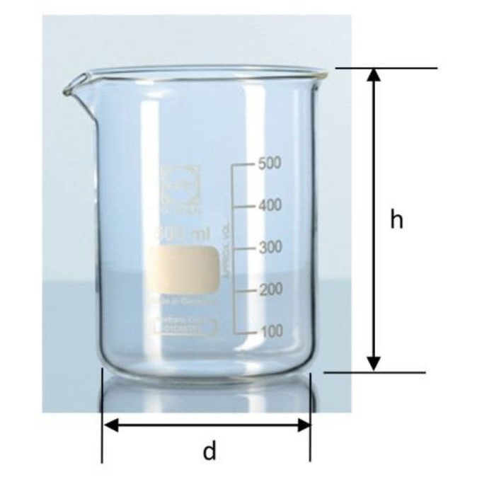 Jual BEAKER GLASS 150ml Low Form Ø60xH80mm Gelas Kimia Gelas Piala ...