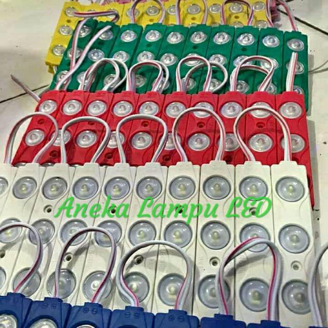 Jual LAMPU LED MODUL 3 MATA 24 VOLT | Shopee Indonesia