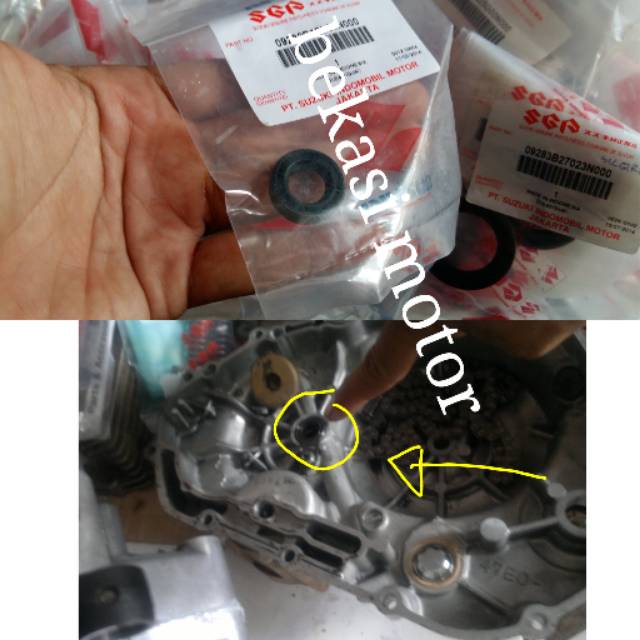 Jual 09282-12L01 sil seal kruk as kanan suzuki satria fu raider fxr GSX ...