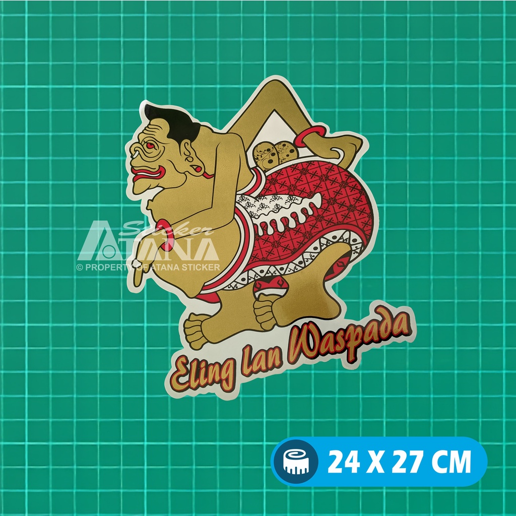 Jual Stiker Printing Semar Sticker Sablon Jumbo Besar Vinyl Graftac ...