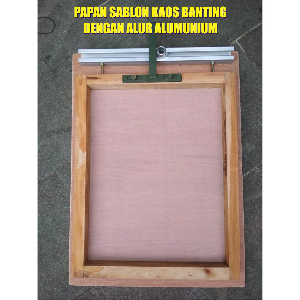 Jual PAPAN SABLON KAOS SATUAN DENGAN ALUR ALUMUNIUM | Shopee Indonesia