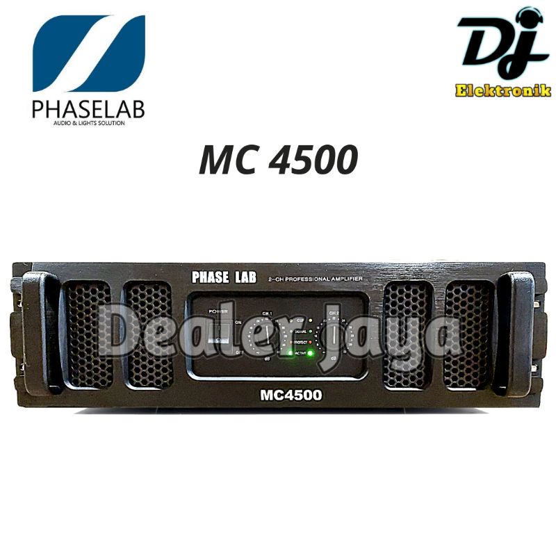 Jual Power Amplifier Phaselab / Phase Lab MC4500 / MC 4500 - 2 channel ...